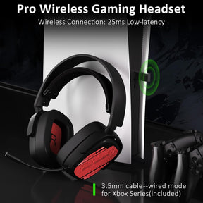 SENZER X100 Wireless Gaming Headset for PS5 PS4 PC Switch Bluetooth Ga ...