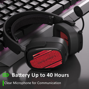 SENZER X100 Wireless Gaming Headset for PS5 PS4 PC Switch Bluetooth Ga ...