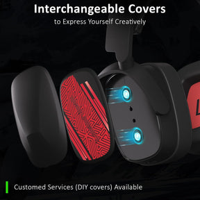 SENZER X100 Wireless Gaming Headset for PS5 PS4 PC Switch Bluetooth Ga ...