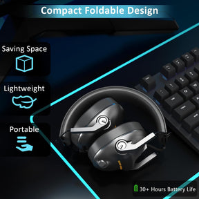 SENZER SG600 Pro Wireless Gaming Headset with Microphone - 7.1 Surroun ...